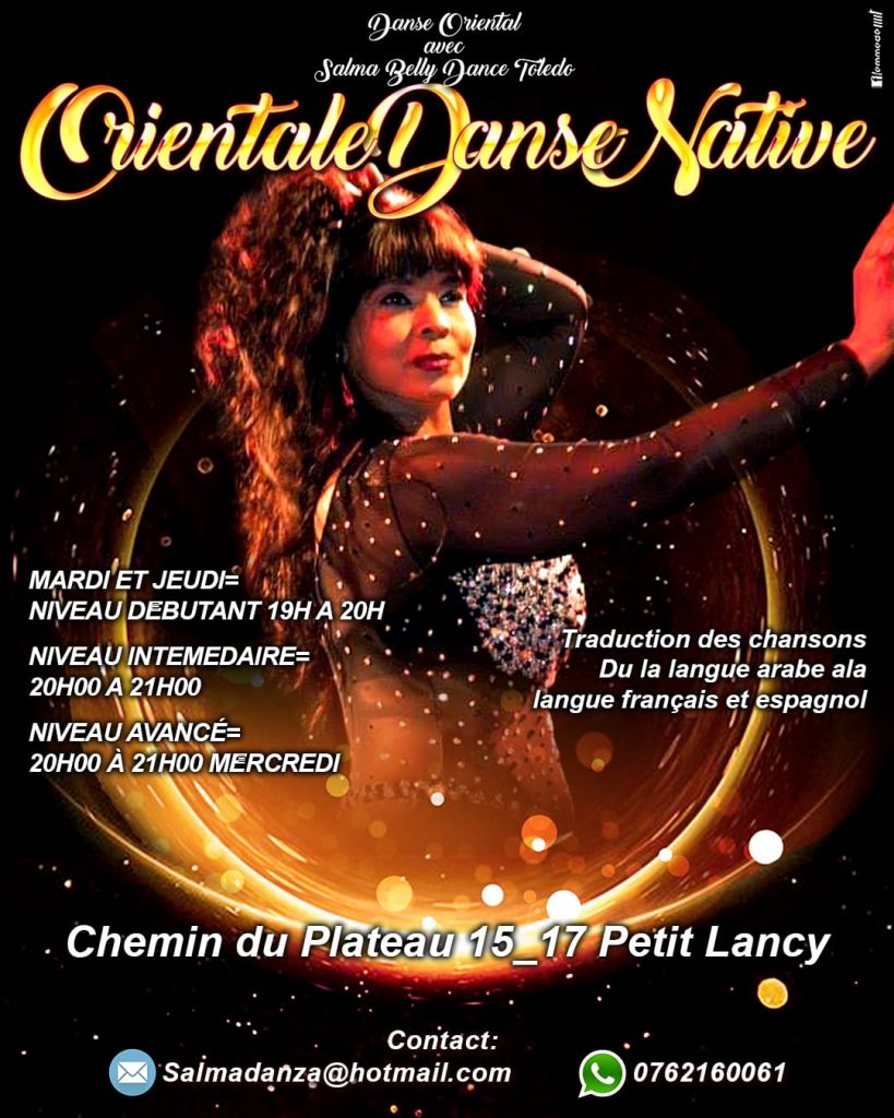 Salma Danse Orientale / Genève Cours danse du ventre